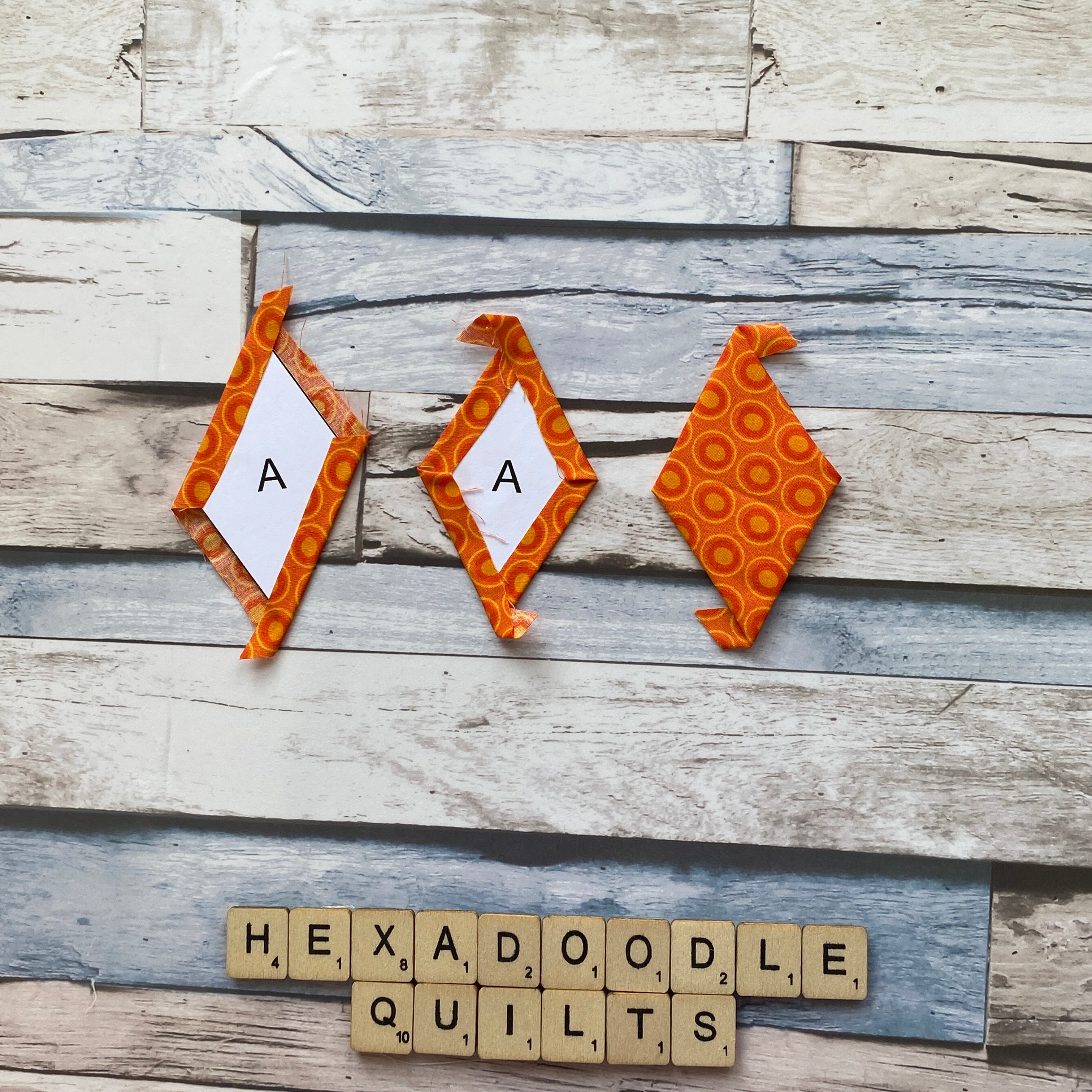 Tumbling Diamonds EPP Block