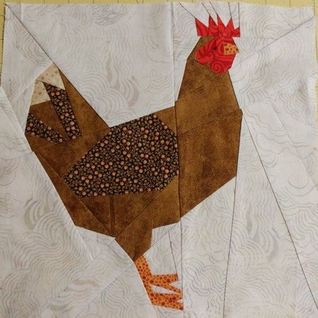 Chicken Quilting Pattern
