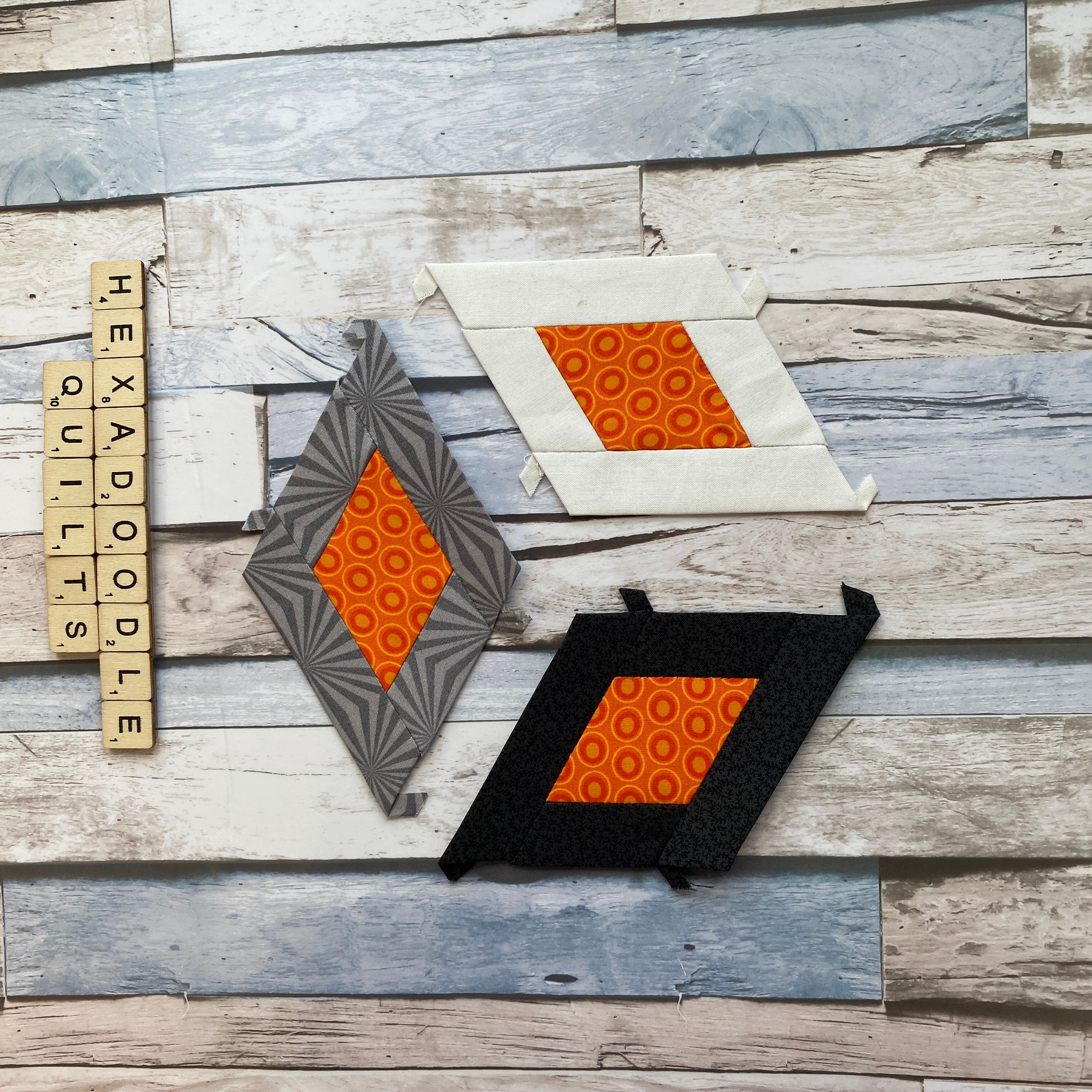 Tumbling Diamonds EPP Block