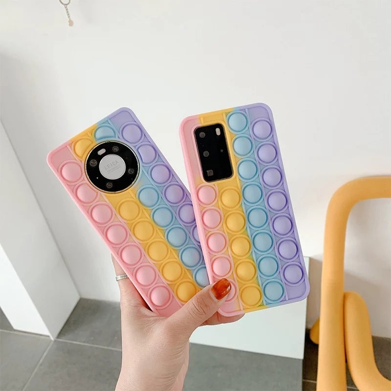 New 2021 Pop It Case Cover Mobile Phone Huawei Series Colored - Payhip