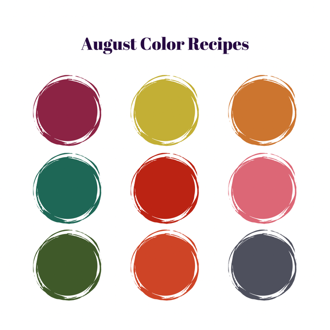 August Color Recipes - Payhip