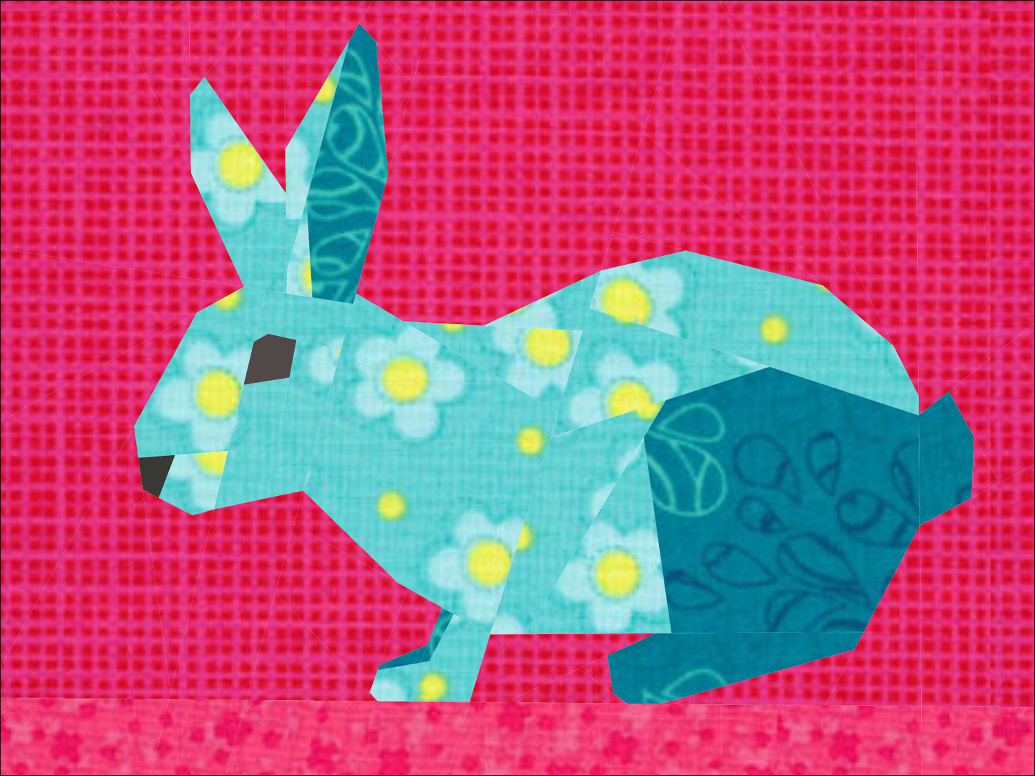 Bunny Rabbit Quilt Block Pattern