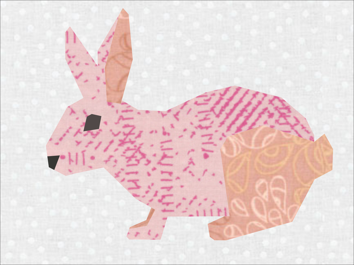 Bunny Rabbit Quilt Block Pattern