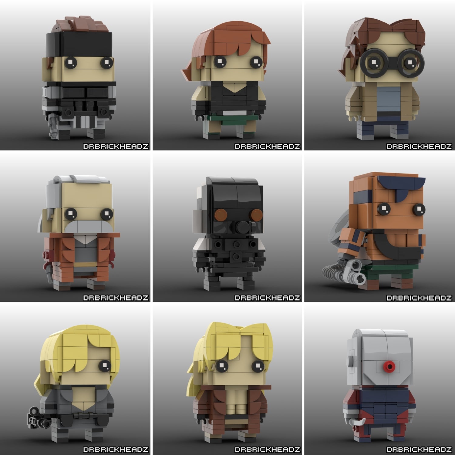 Fortune (Metal Gear Solid 2) Custom Brickheadz Instructions - Payhip