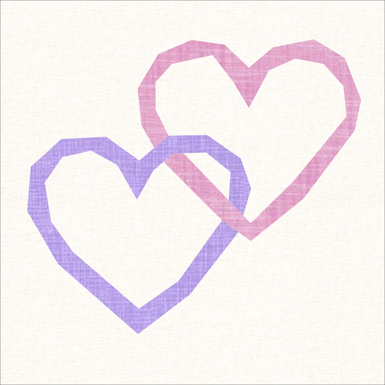 Linked Hearts Quilt Pattern