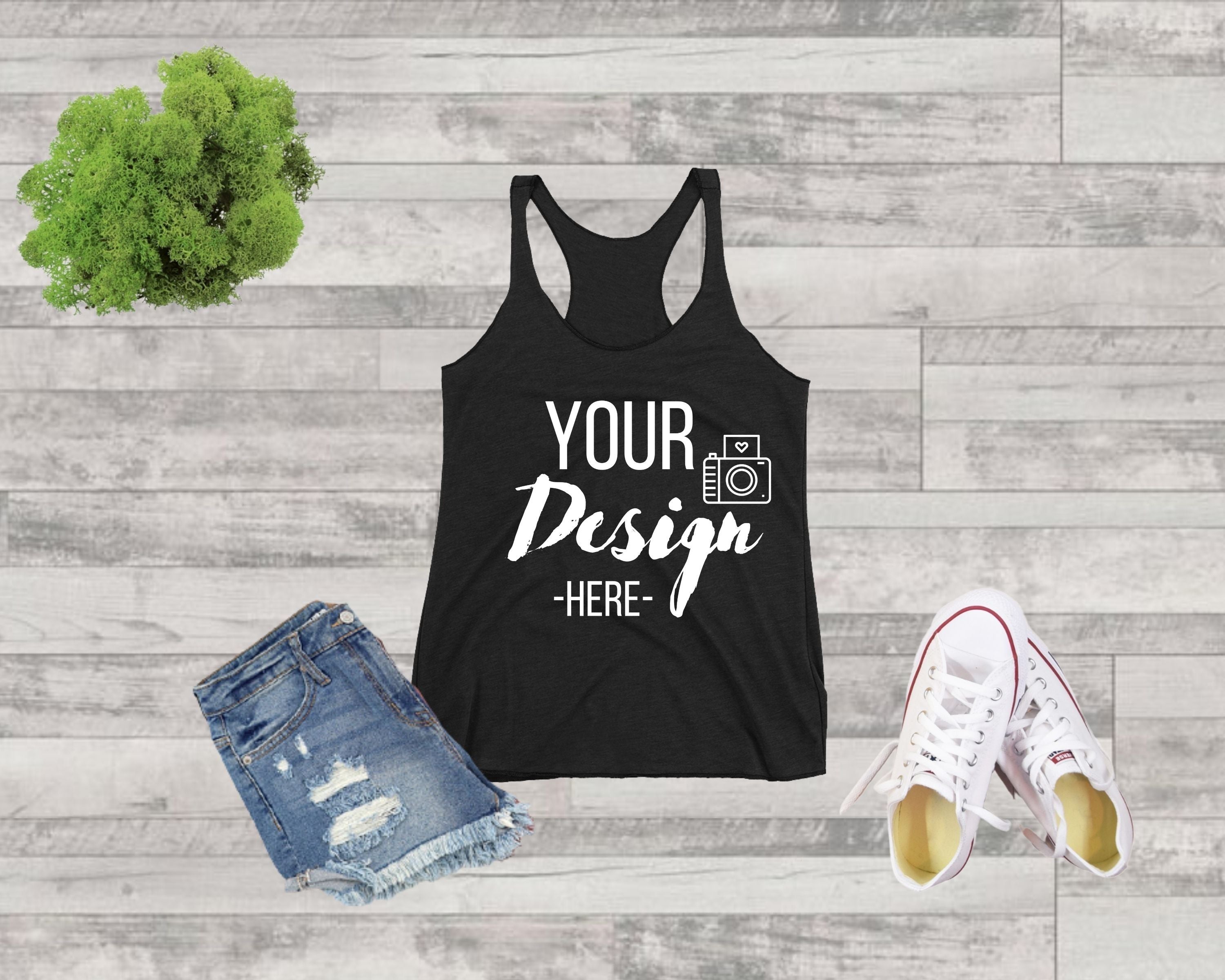 Color Photography Art & Collectibles Racerback Mock-up 6733 Premium ...