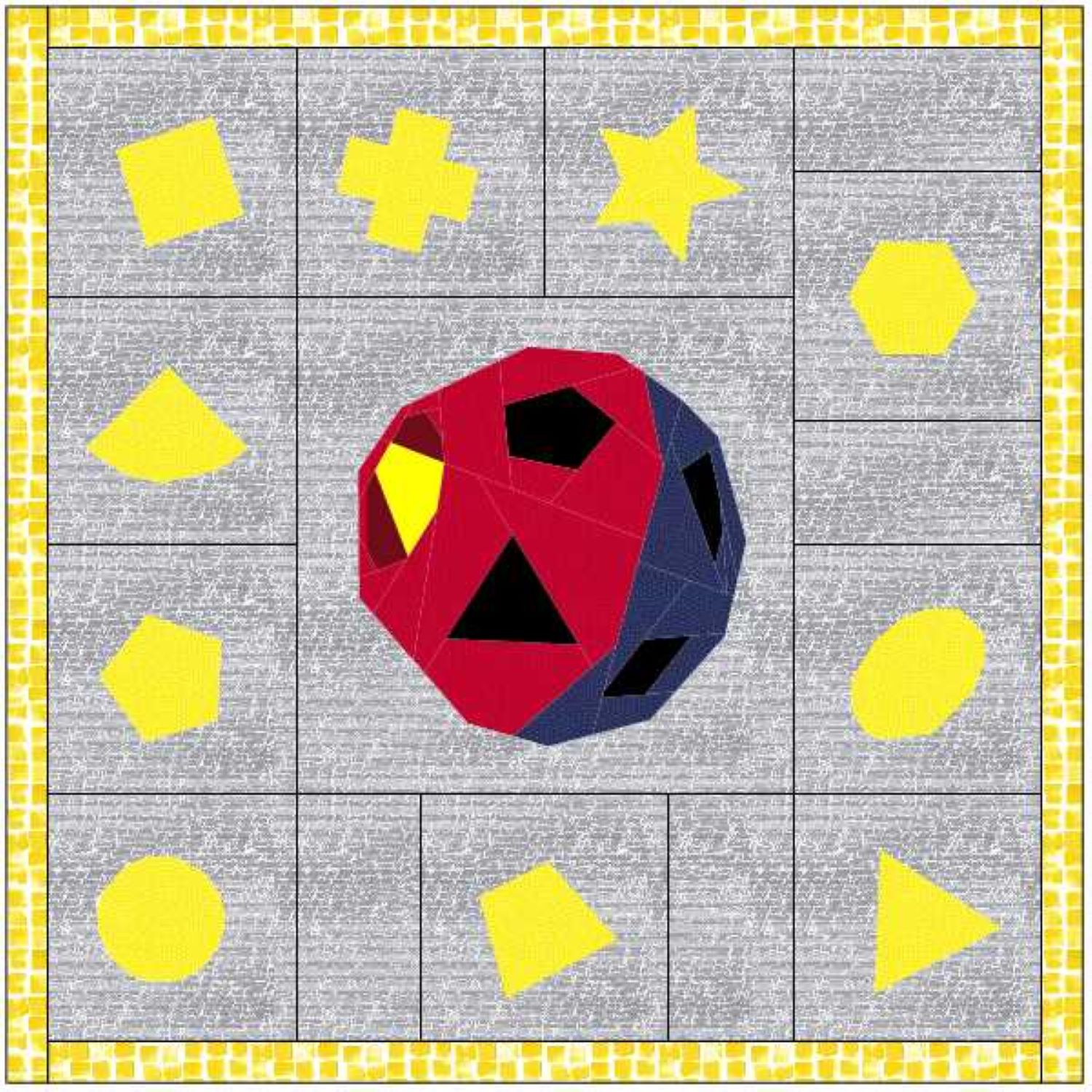 Shape O Ball Quilt Pattern