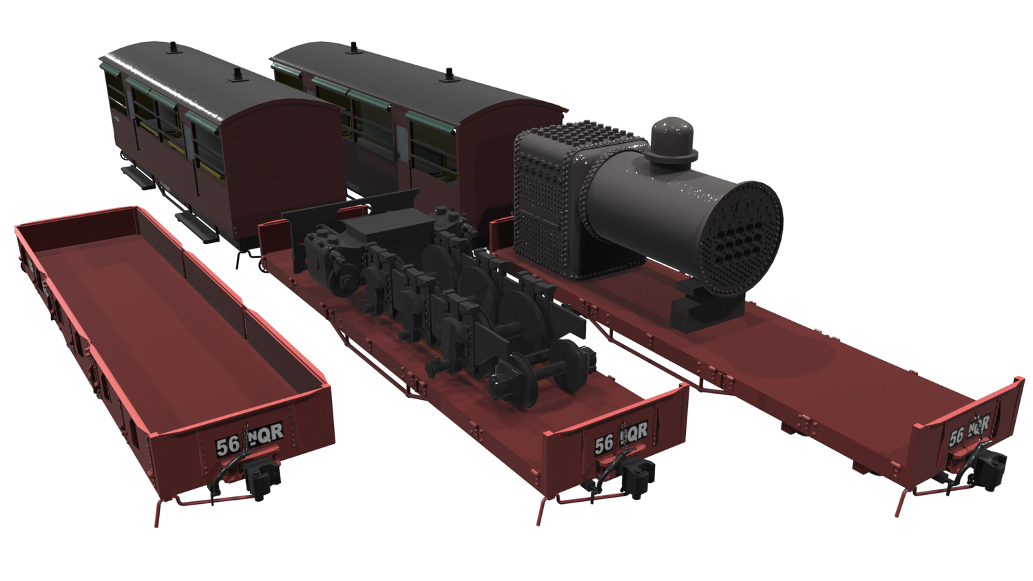 VR NQR Goods Wagons NBH Carriages Bundle - Payhip