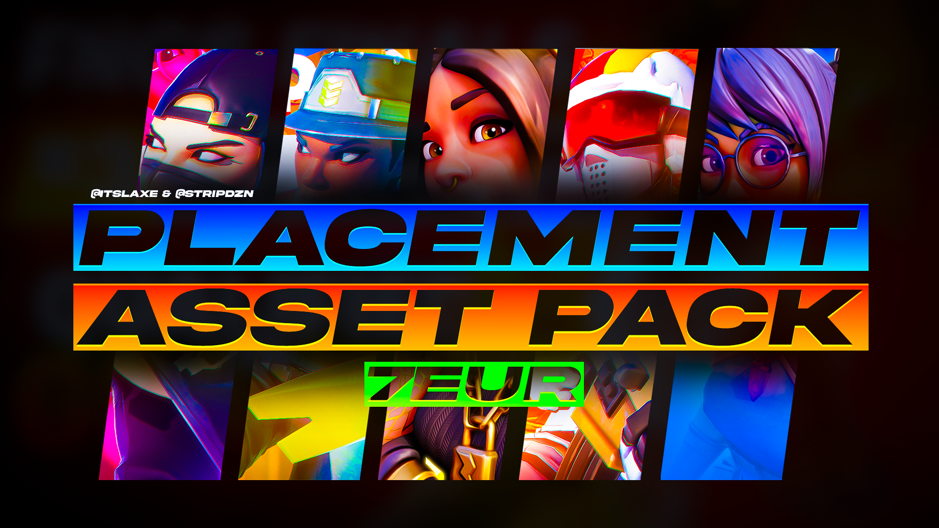 LAXE x STRIP PLACEMENT THUMBNAIL ASSET PACK - Payhip