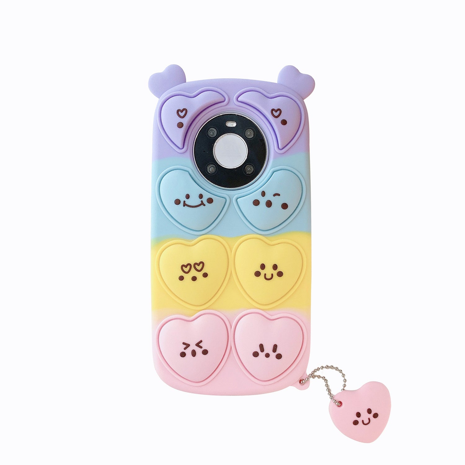 New Cute Pop It Phone Case For Huawei P30 P30Pro P40 P40Pro Case Cover Love Smile. - Payhip