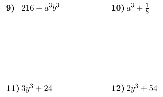 Perfect squares expansion worksheet (with solutions)