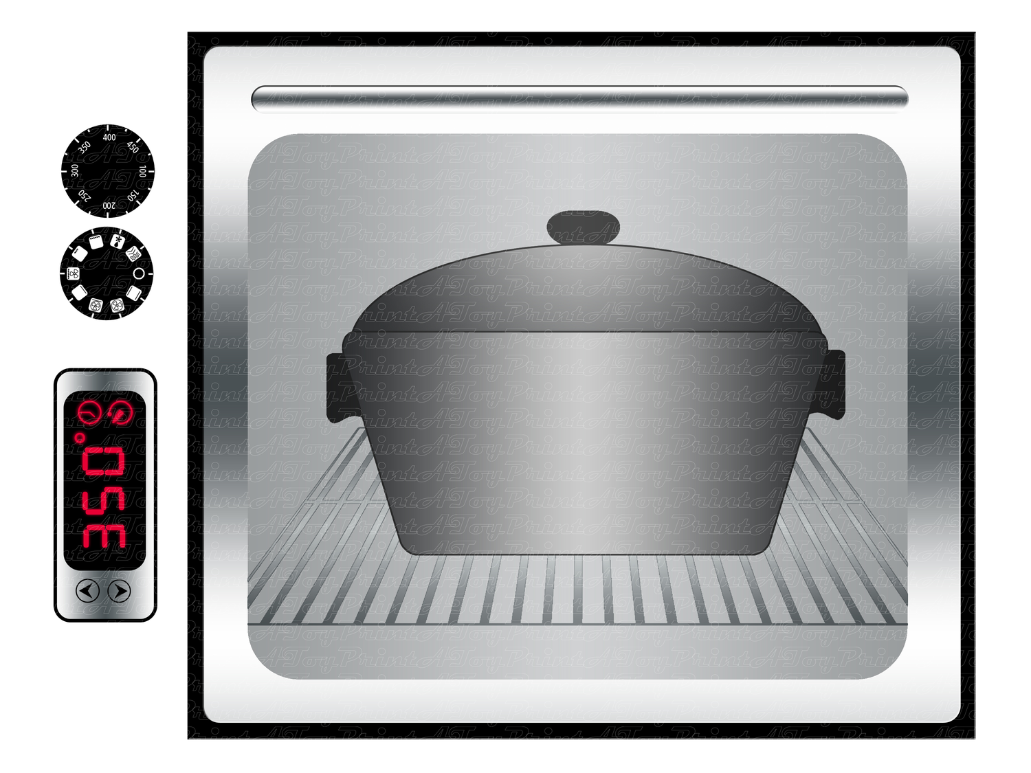 PrintAToy Original Oven Diy Play Kitchen Printable Decals - Payhip