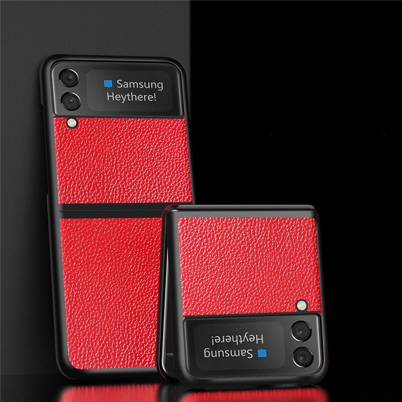 New Model samsung Galaxy Z Flip 3 Cover Case Pu Leather Color - Payhip