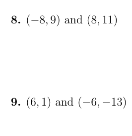 Relative position of two lines worksheet no 2 (with solutions)