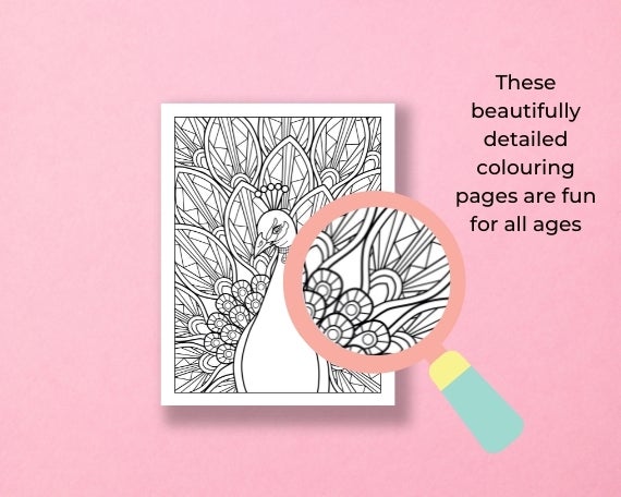 20 Printable Colouring Pages - Payhip