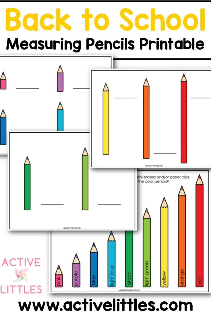 Back to School Measuring Pencils Printable - Payhip