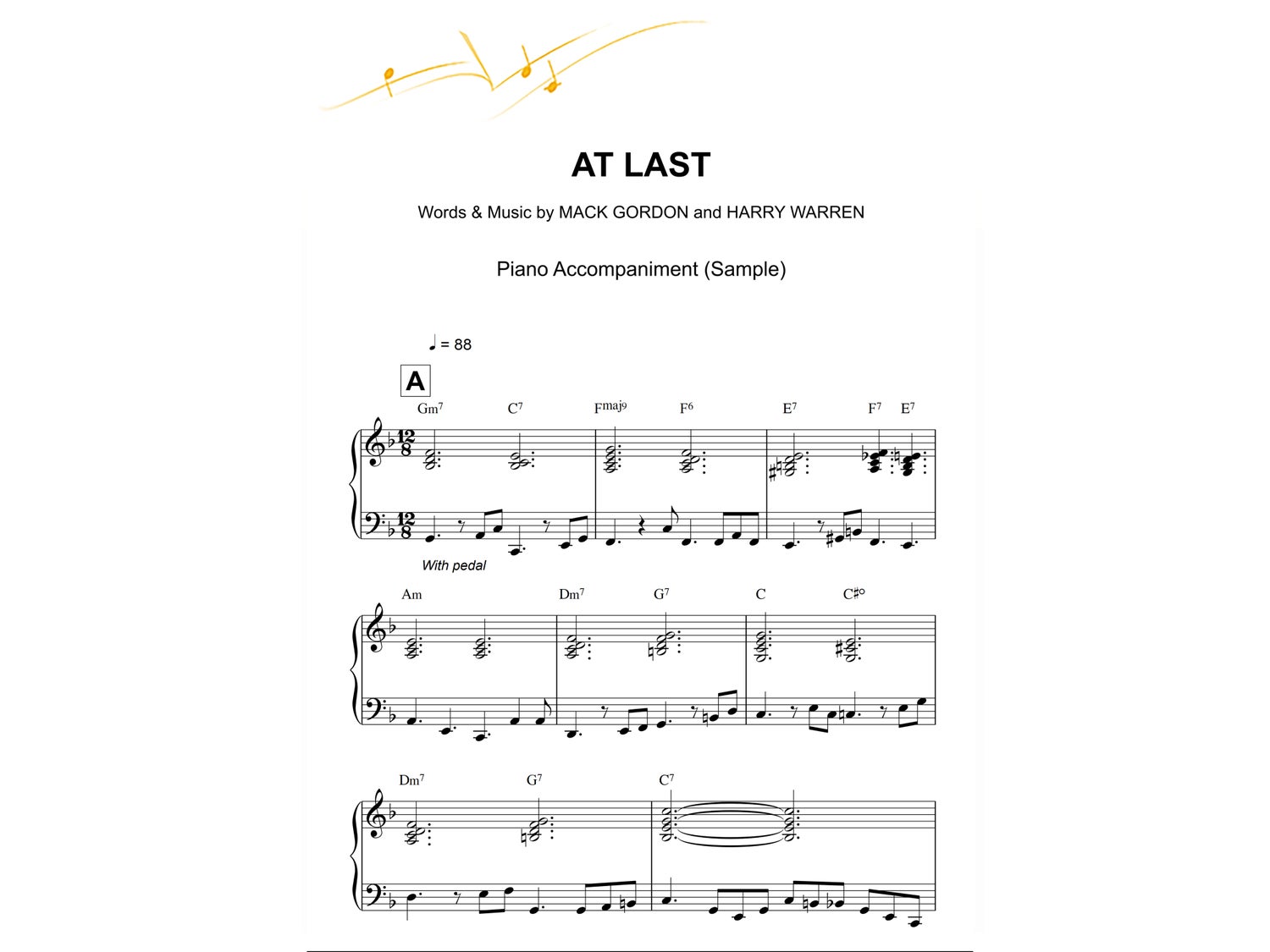 At Last - Piano Accompaniment - Payhip