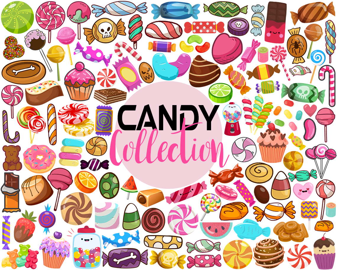 Candy Cute File SVG,PNG / Lollipop,Candies,Lollies, Sucker,Gummy,Candy ...