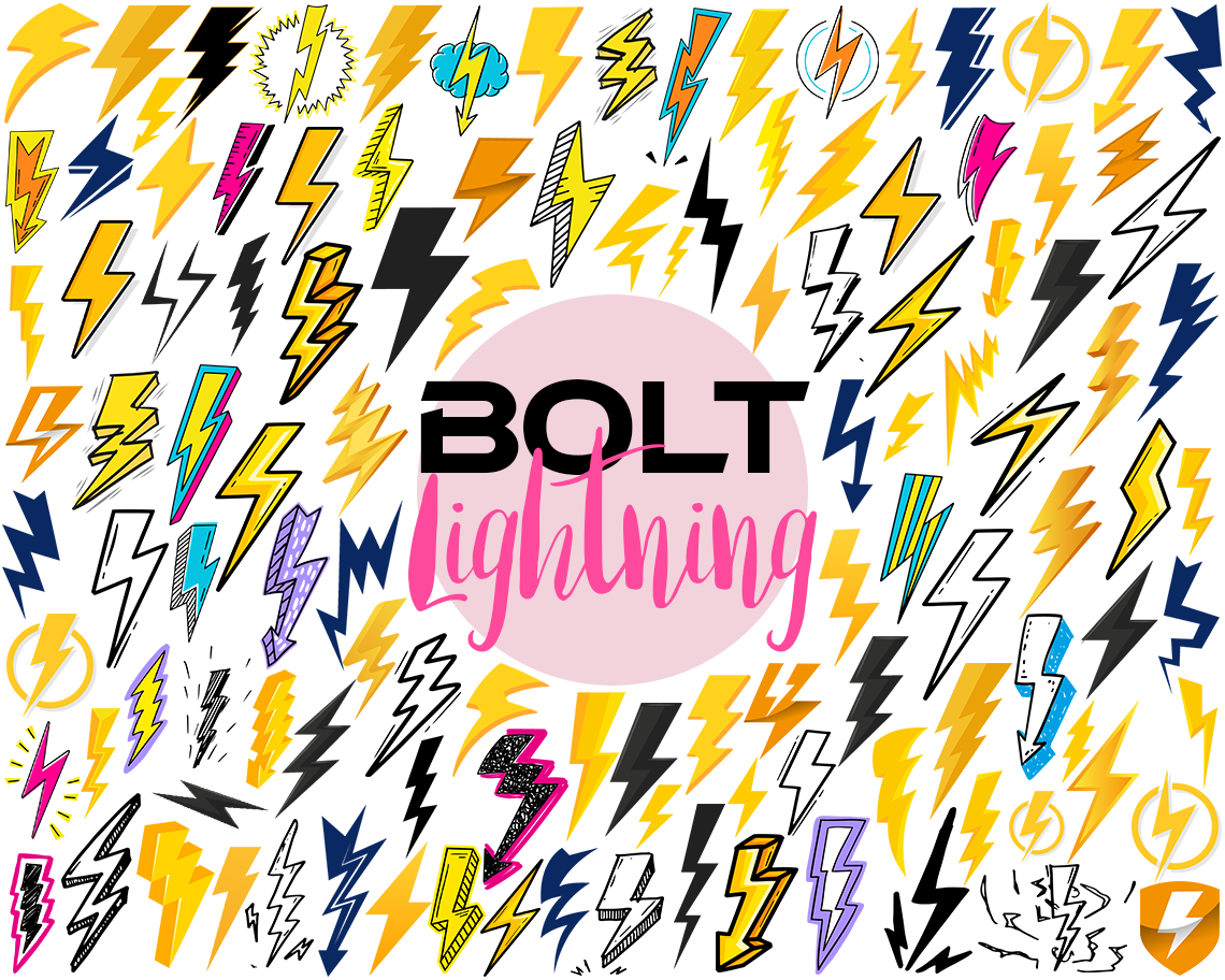 Lightning Bolt Cute File / Thunderstorm,Pink Preppy, Zeus,Funny ...