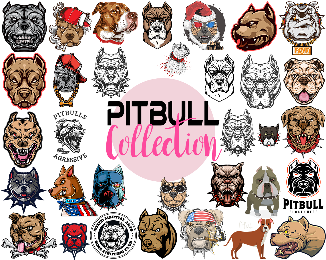 Pitbull Cute File SVG,PNG Pit Bull,Bully,Pittie,Staffy,Pitbull Mom,Dad ...