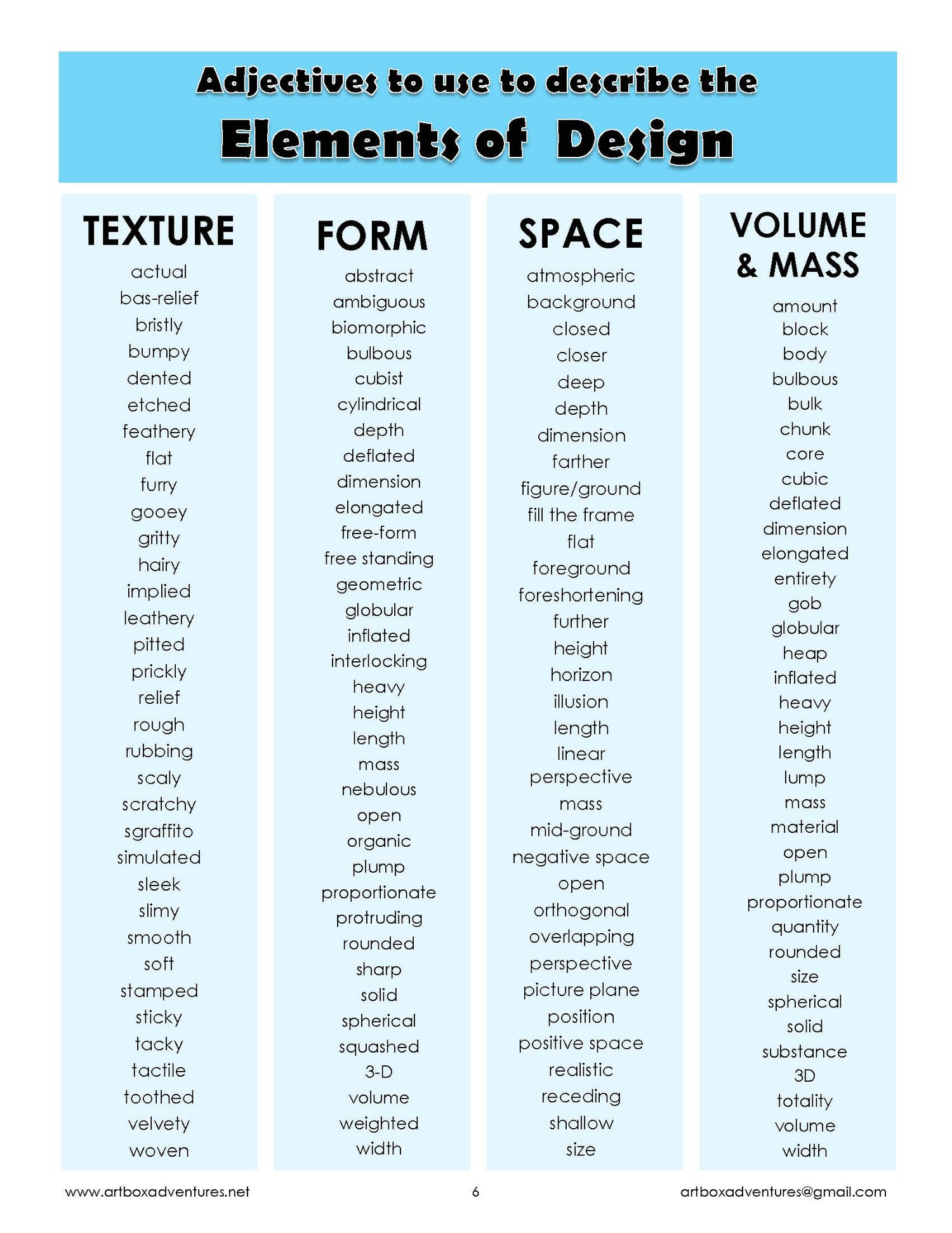 The Student-Friendly Guide to the Elements and Principles of Design ...