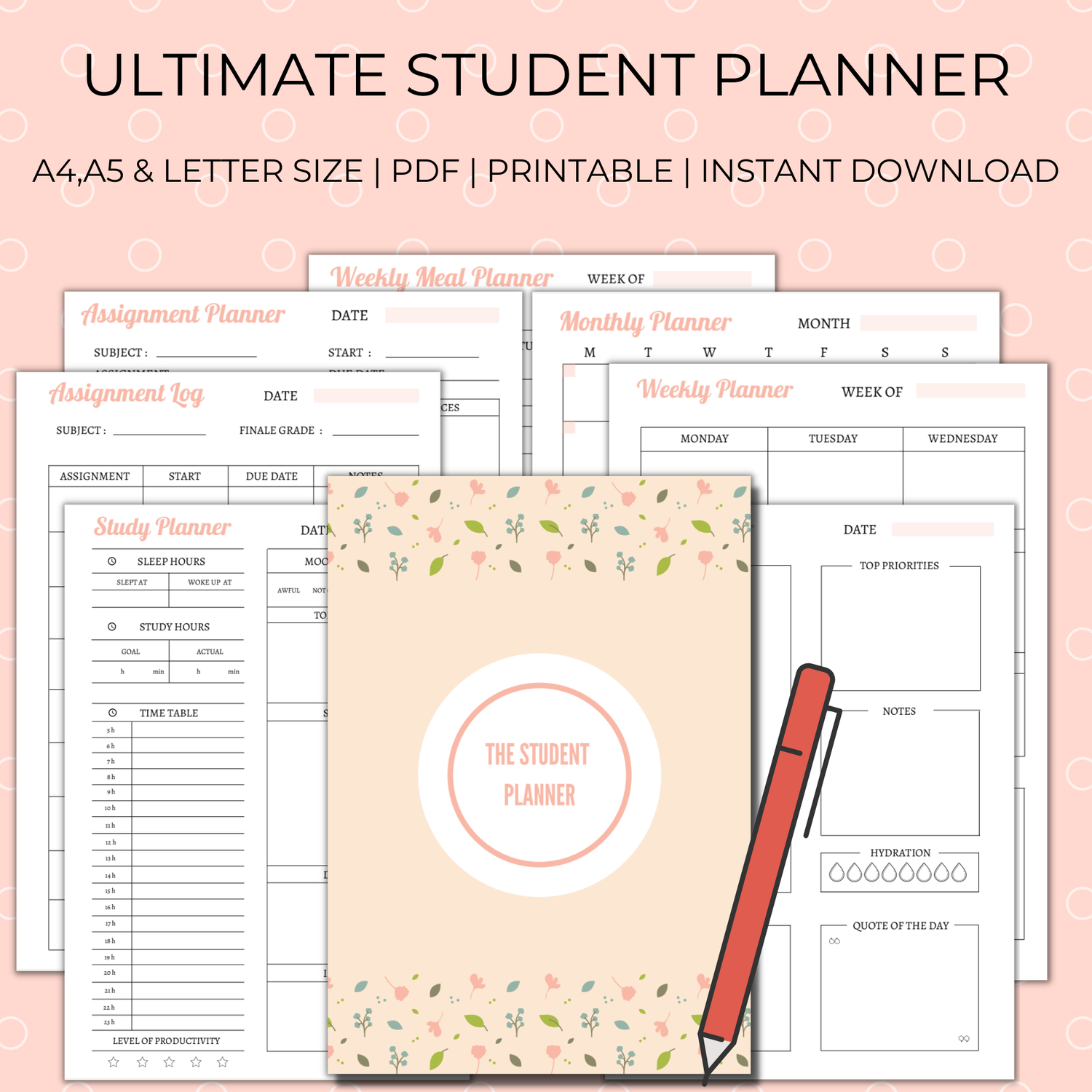 Ultimate Student Planner | Student Planner Essentials | Student Planner ...