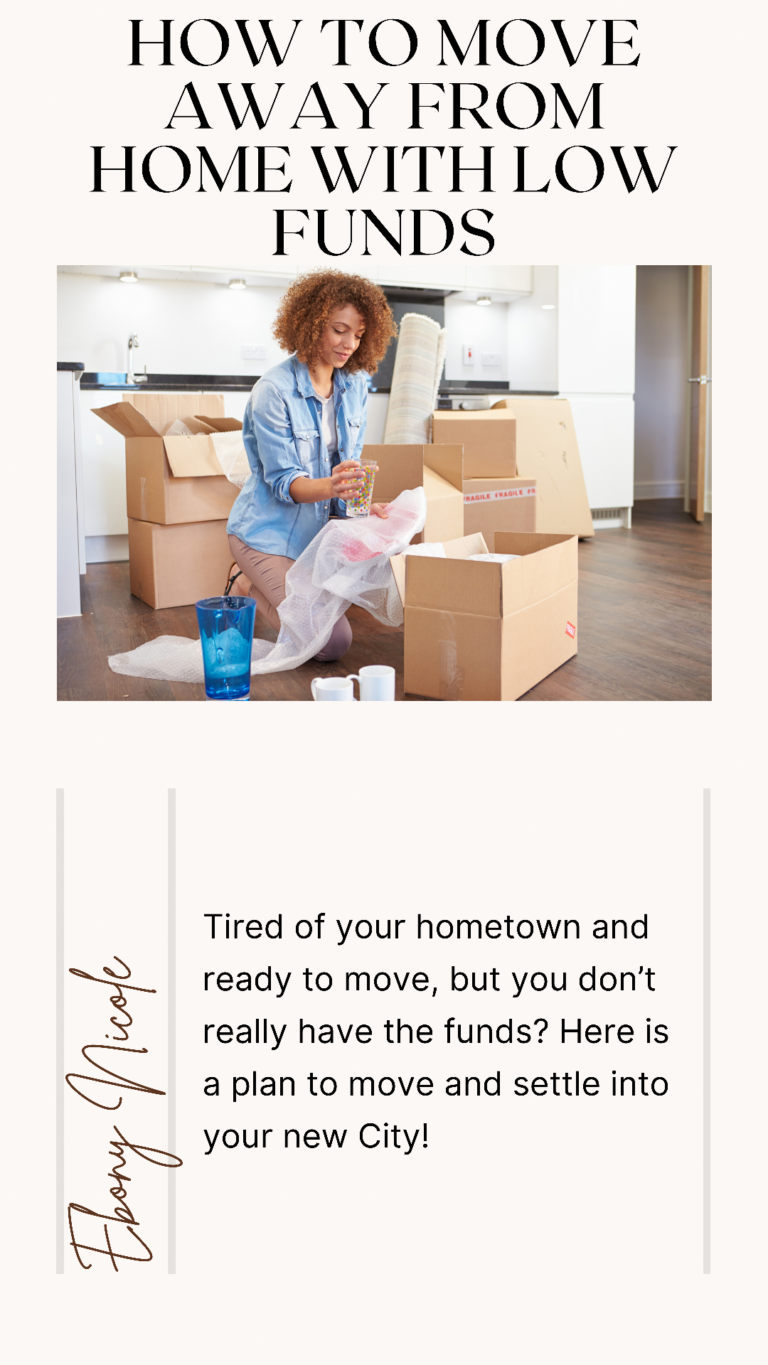 Moving on Low Funds - Payhip