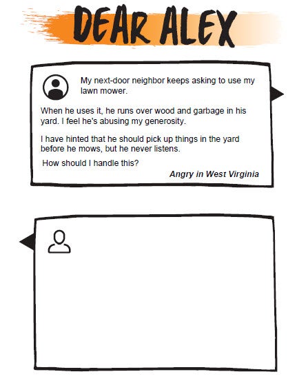 Dear Alex. Advice writing activity book - Payhip