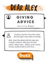 Dear Alex. Advice writing activity book - Payhip