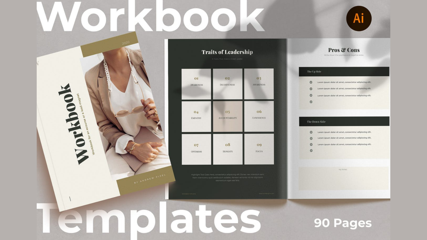 Minimalist Workbook Template - Payhip