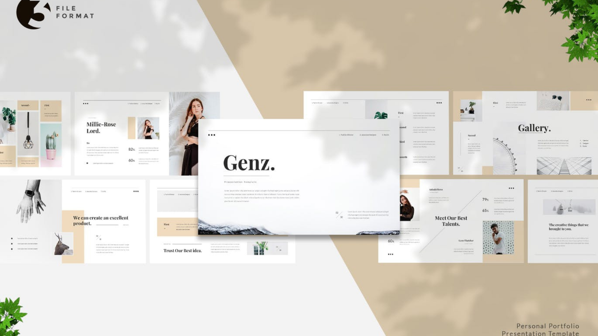 Genz- Portfolio Presentation Template - Payhip