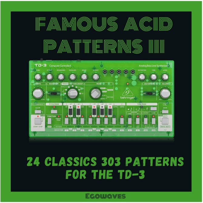 Famous Acid Patterns 3 (TD-3 format) - Payhip