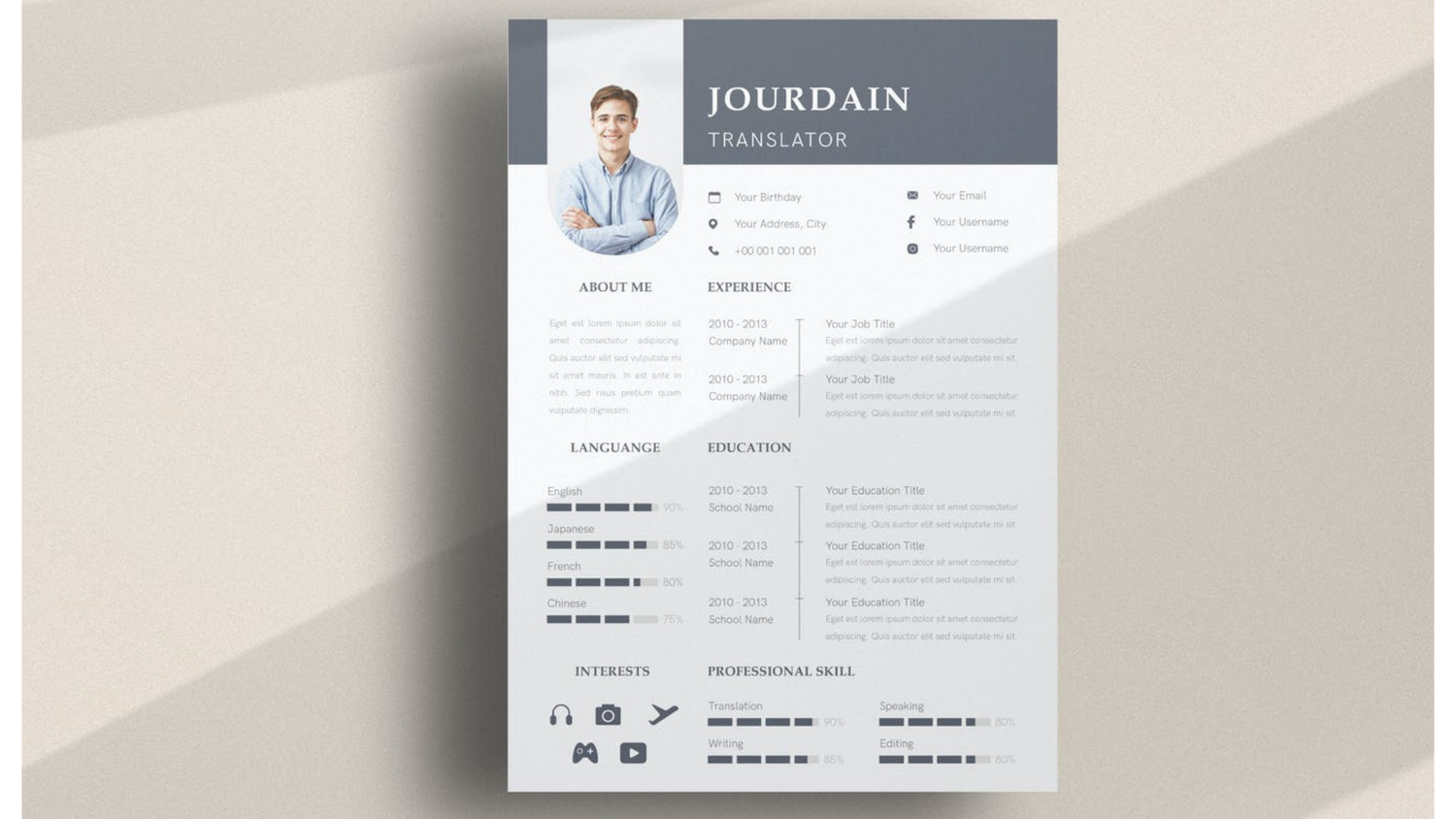 Resume Template - Payhip