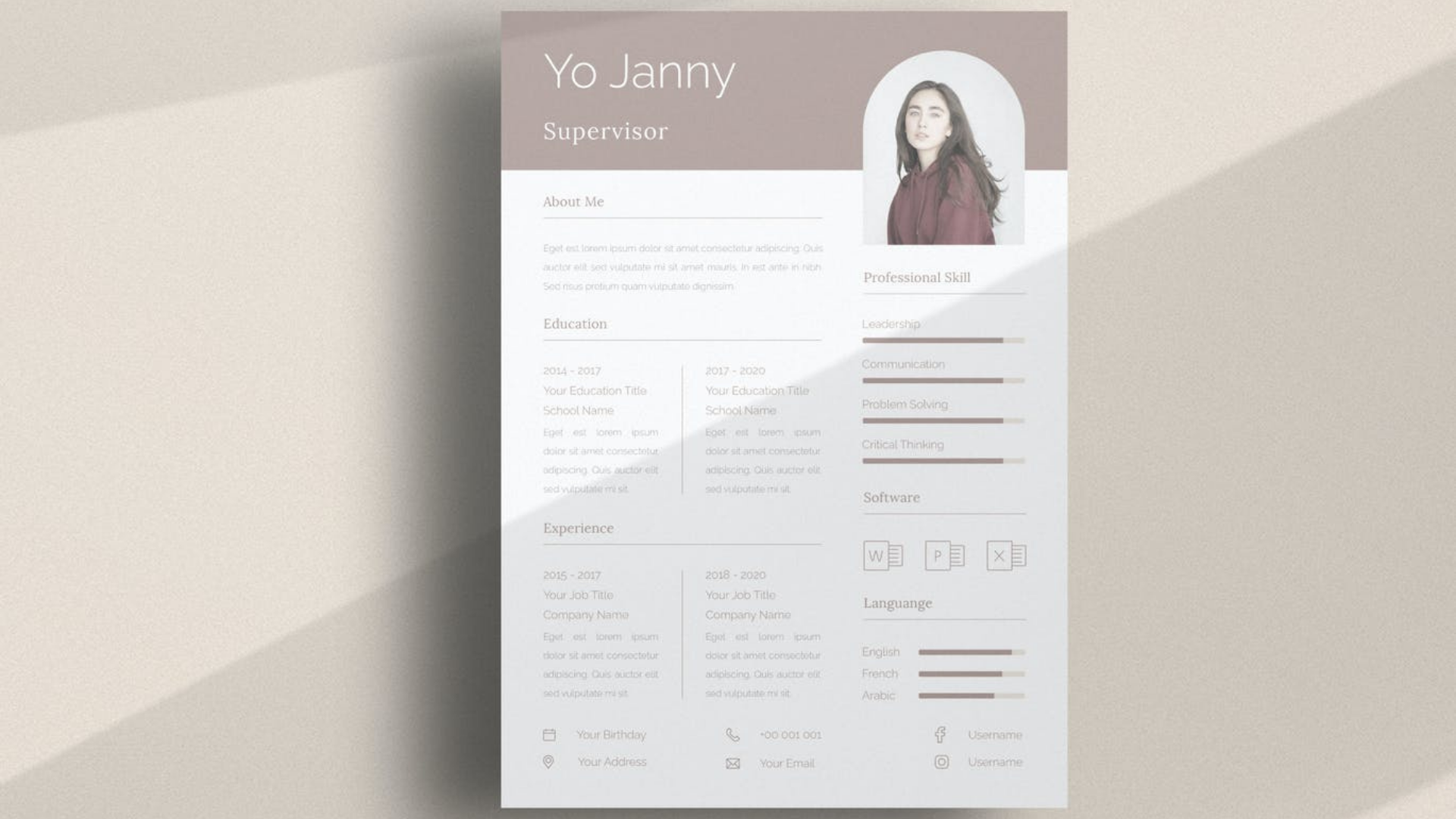 CV Template - Payhip