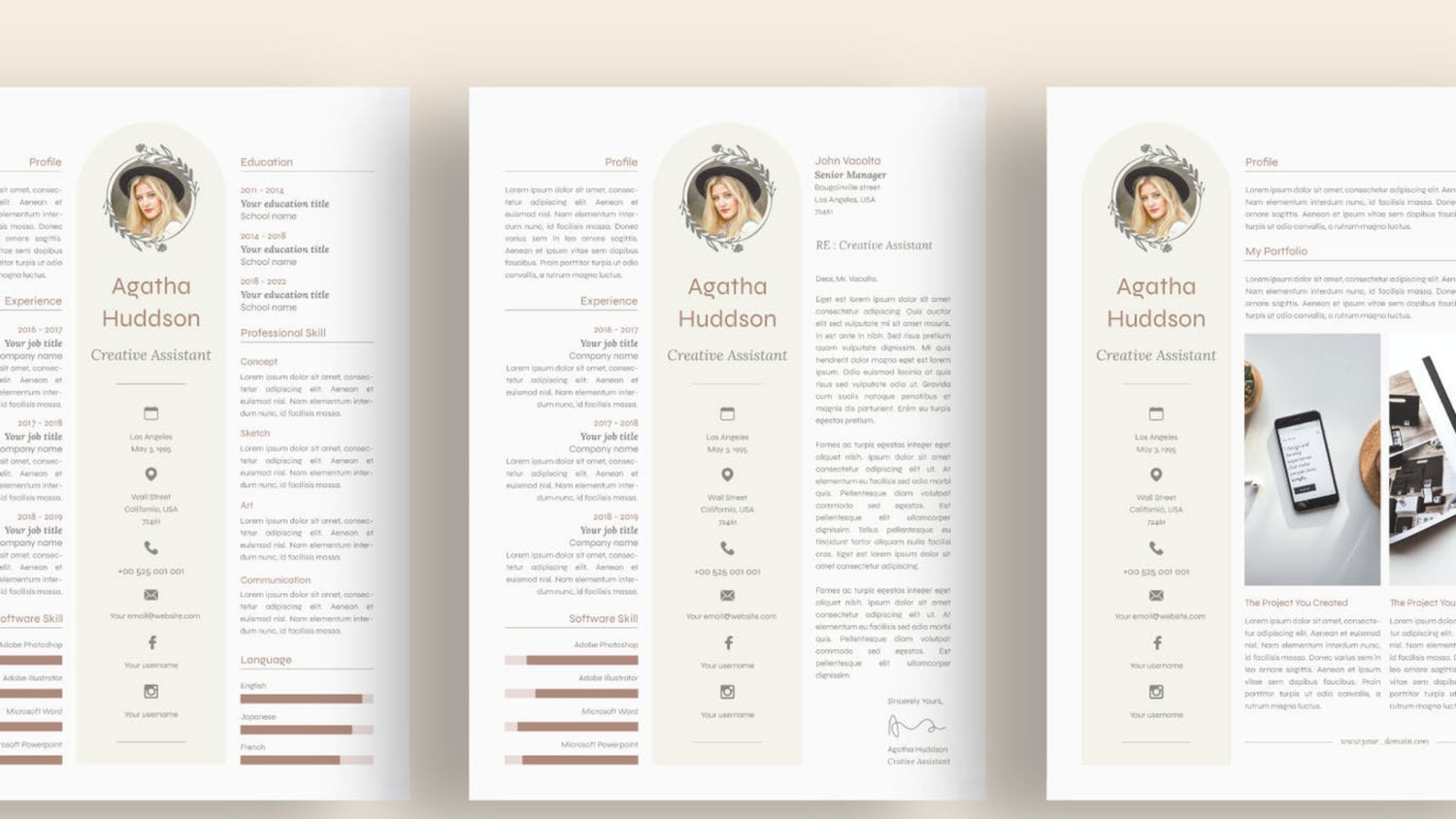 Resume CV Portfolio Template - Payhip