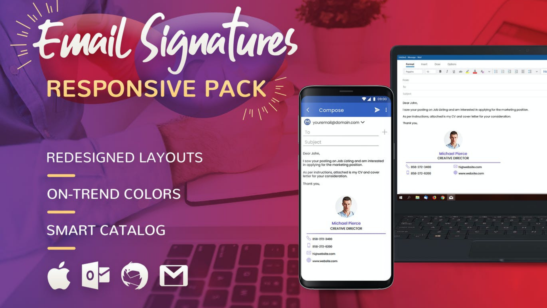 RESPONSIVE EMAIL SIGNATURES - Payhip