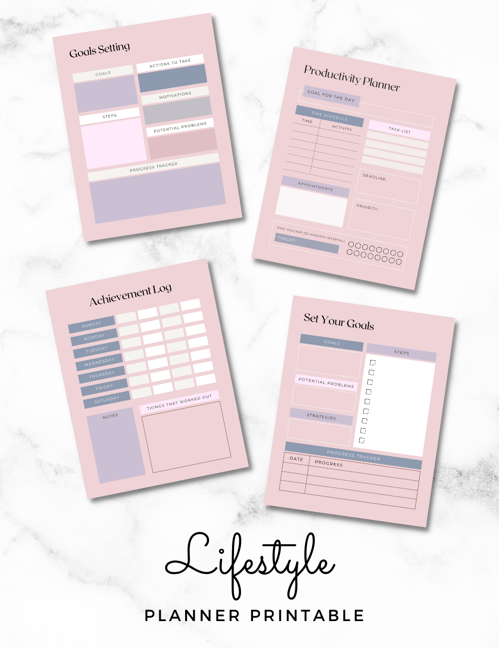 The ultimate life planner printable bundle, daily planner, weekly ...