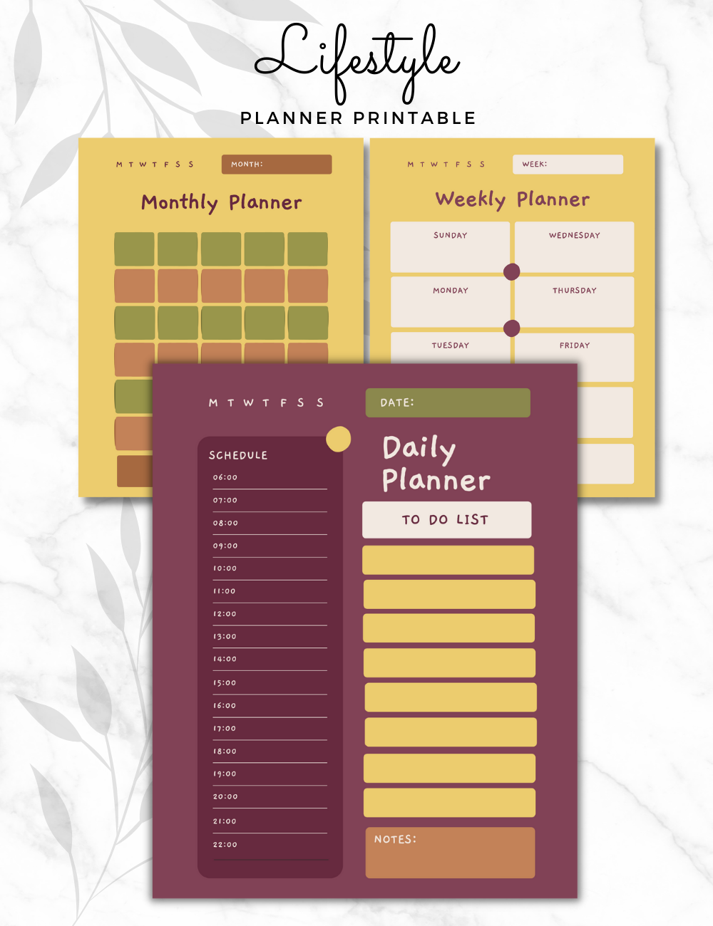 The ultimate life planner printable bundle, daily planner, weekly ...
