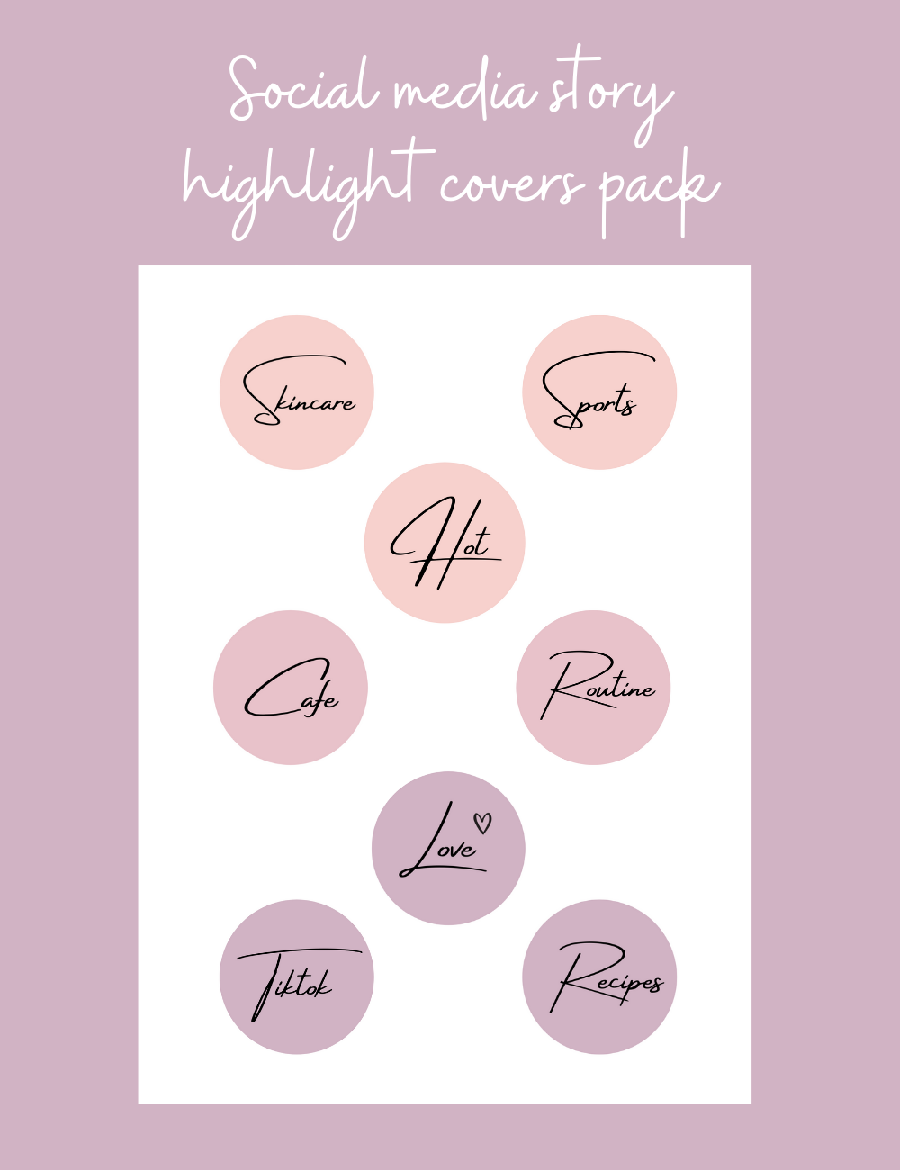 Instagram Highlight Icons| Instagram Story Covers| Highlight Covers ...