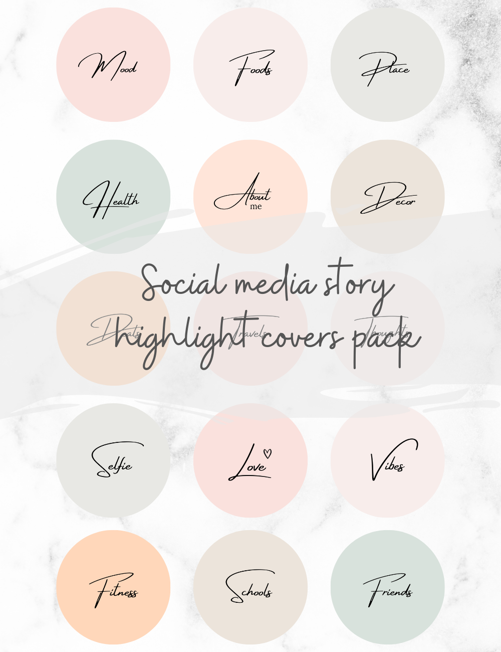 Instagram Highlight Icons| Instagram Story Covers| Highlight Covers ...