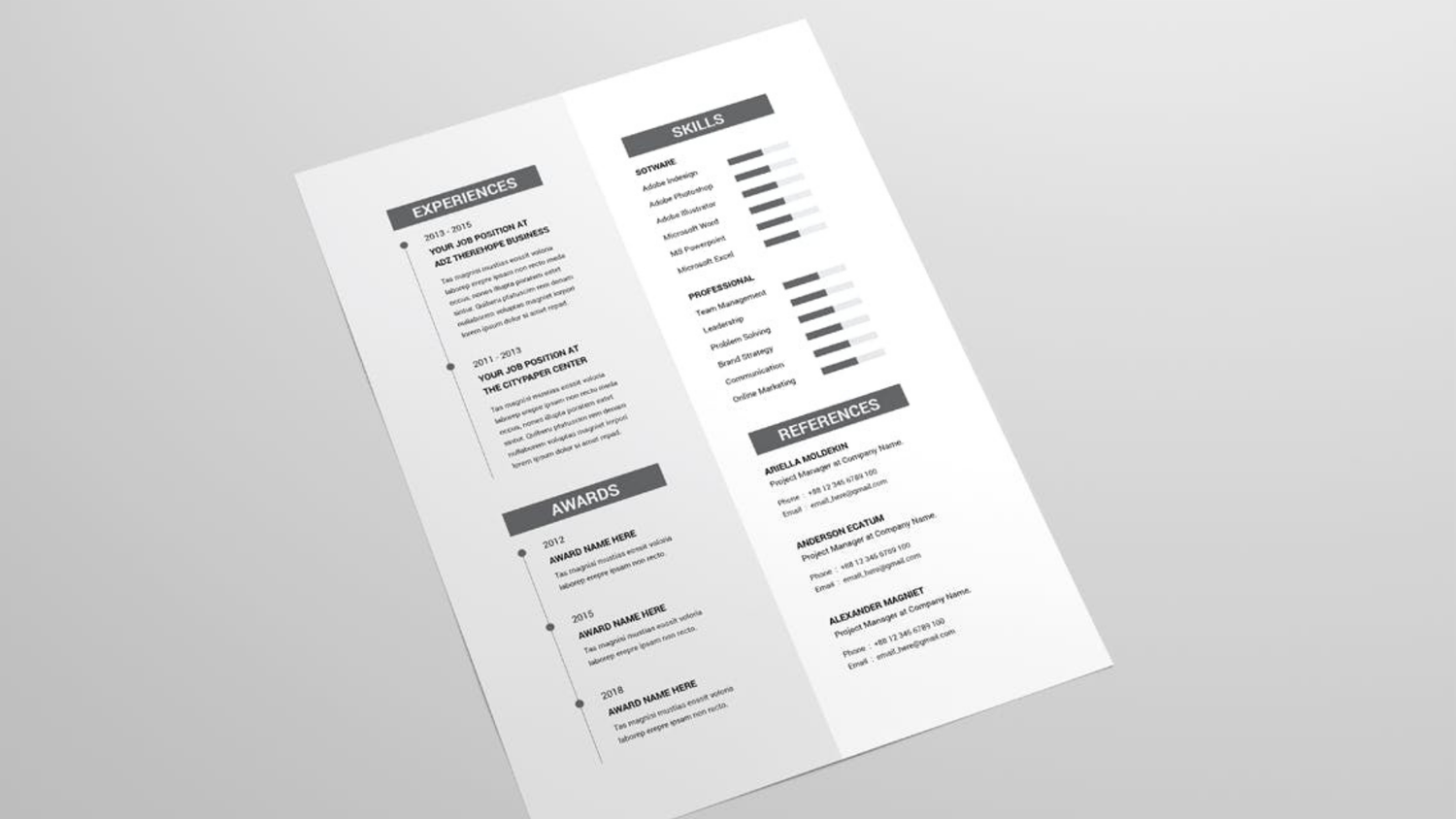 Resume Template - Payhip
