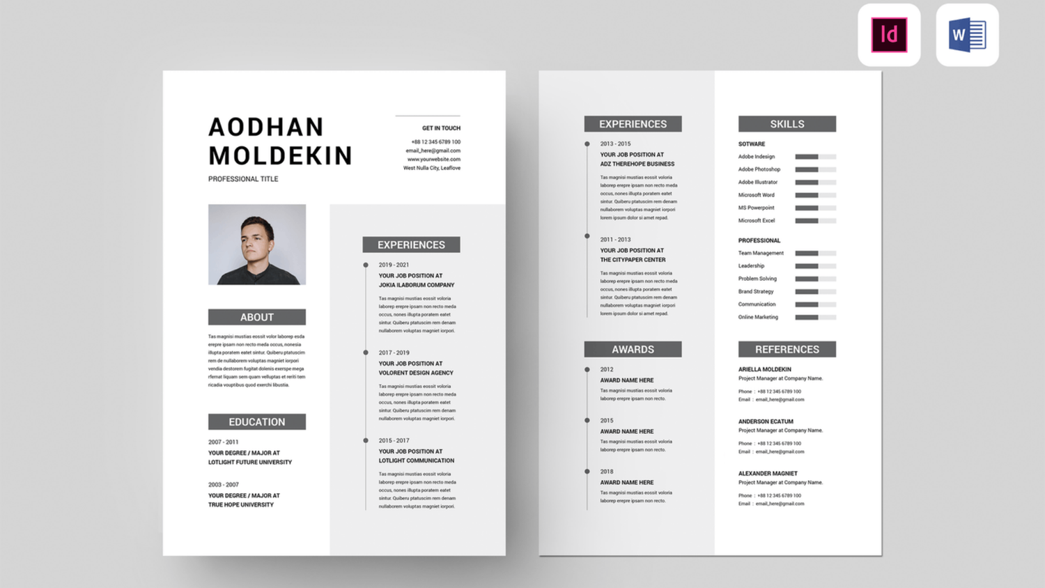 CV Resume Template - Payhip