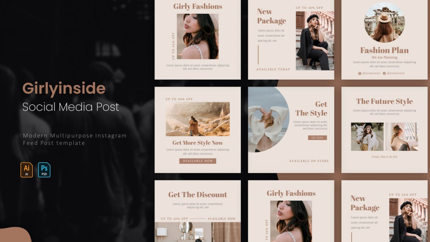 Instagram Template Set - Payhip