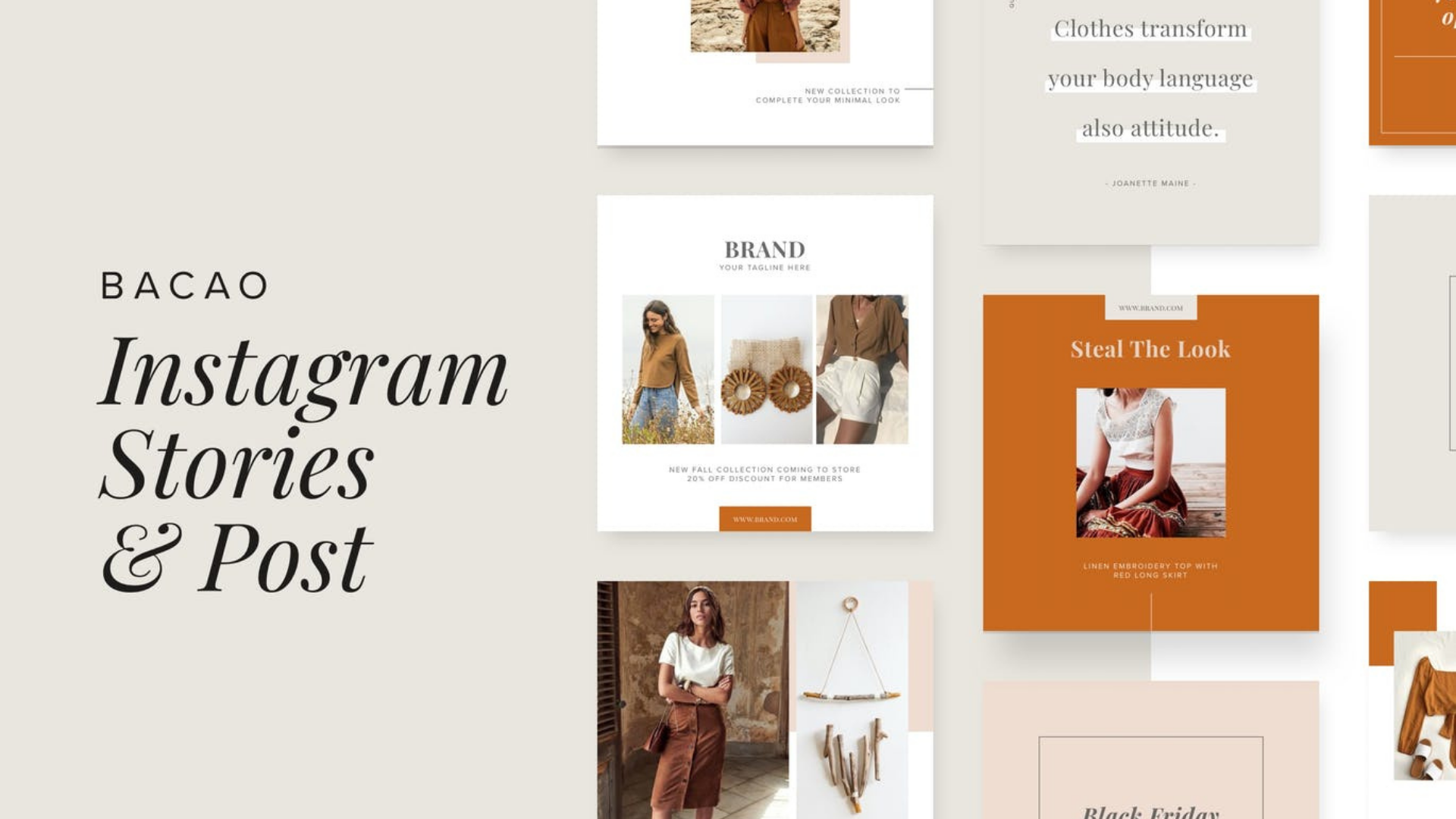 Minimal Instagram Stories and Post - Payhip