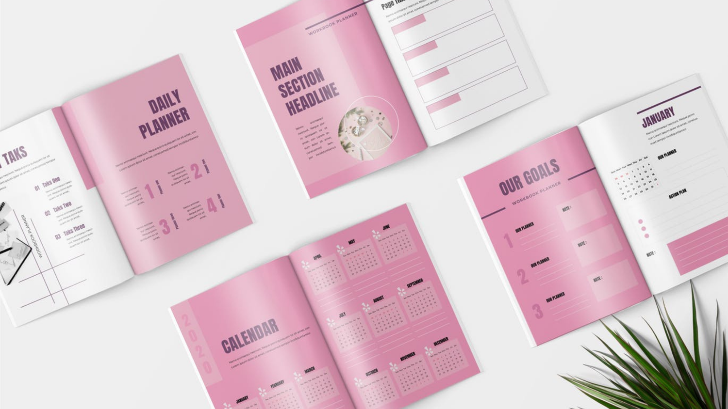 Minimalist Workbook Template - Payhip