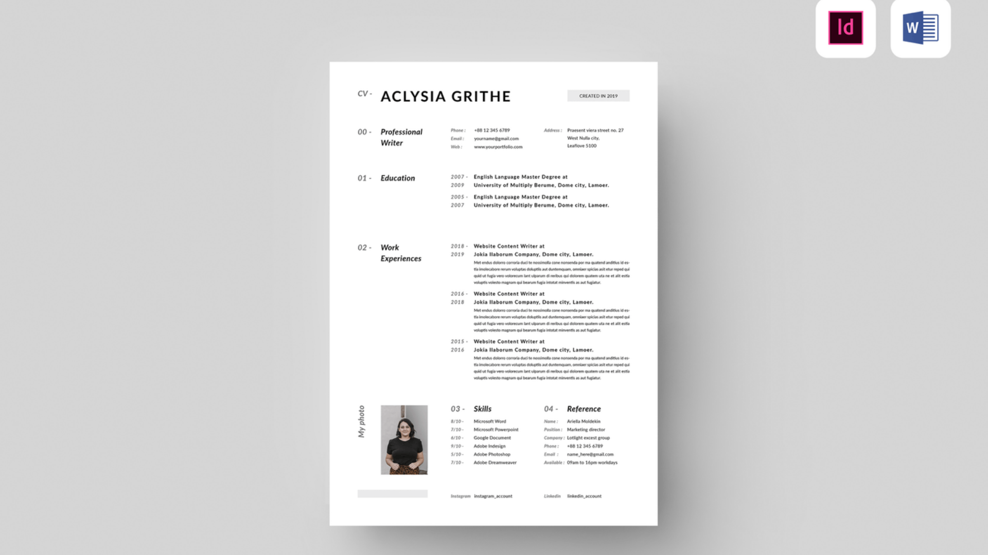 CV Template - Payhip