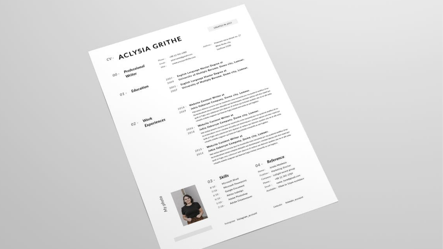 CV Template - Payhip