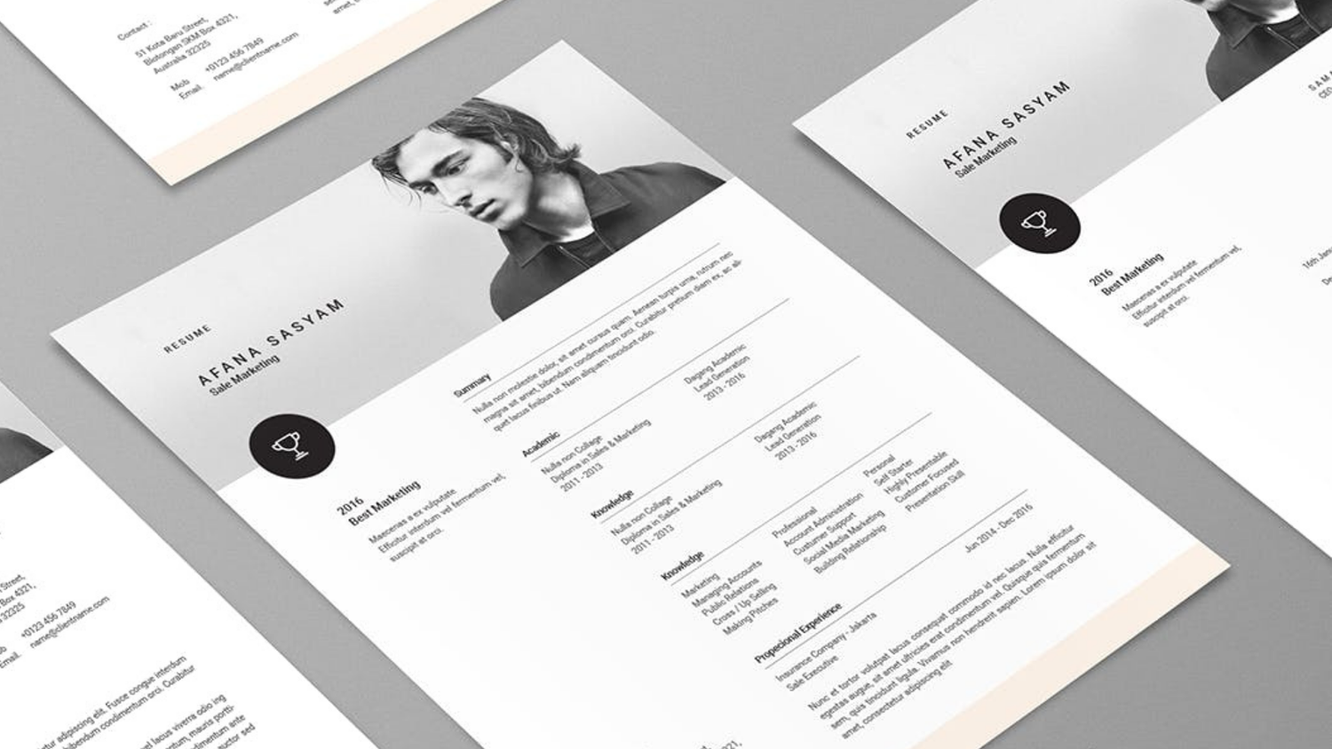Modern, simple and unique Resume - Payhip