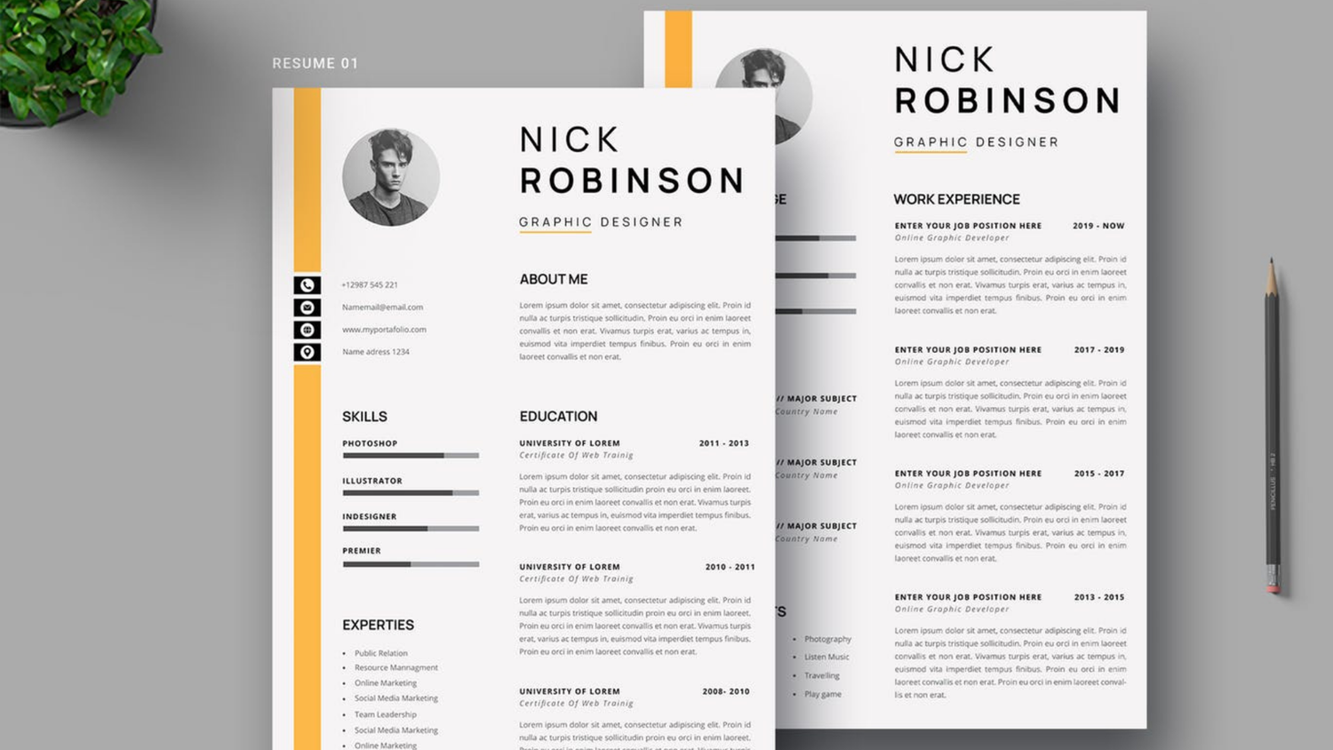 Resume Template - Payhip