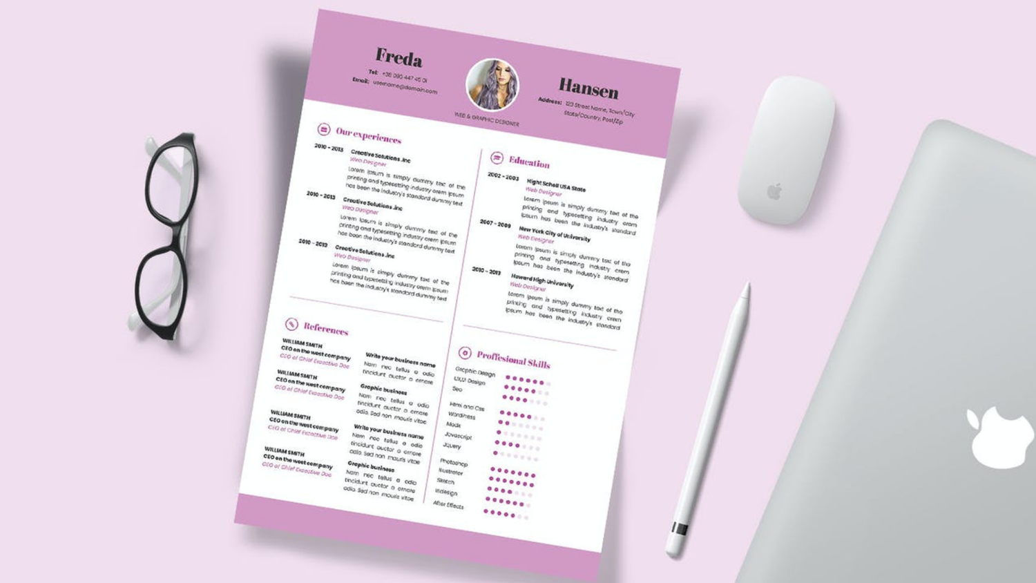 CV Resume Template - Payhip